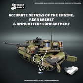 TDB® Australian M1A1 AIM Abrams MBT – The Defender Brick®