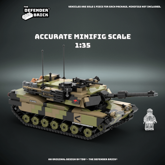 TDB® Australian M1A1 AIM Abrams MBT – The Defender Brick®