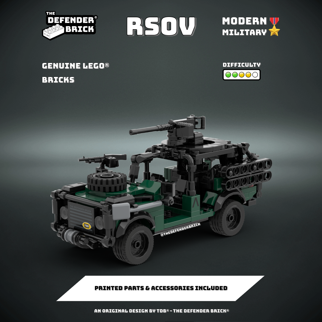 TDB® RSOV - Ranger Special Operations Vehicle – The Defender Brick®