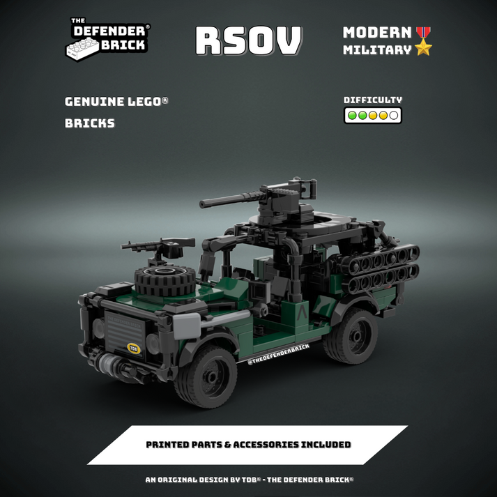 TDB® RSOV - Ranger Special Operations Vehicle – The Defender Brick®