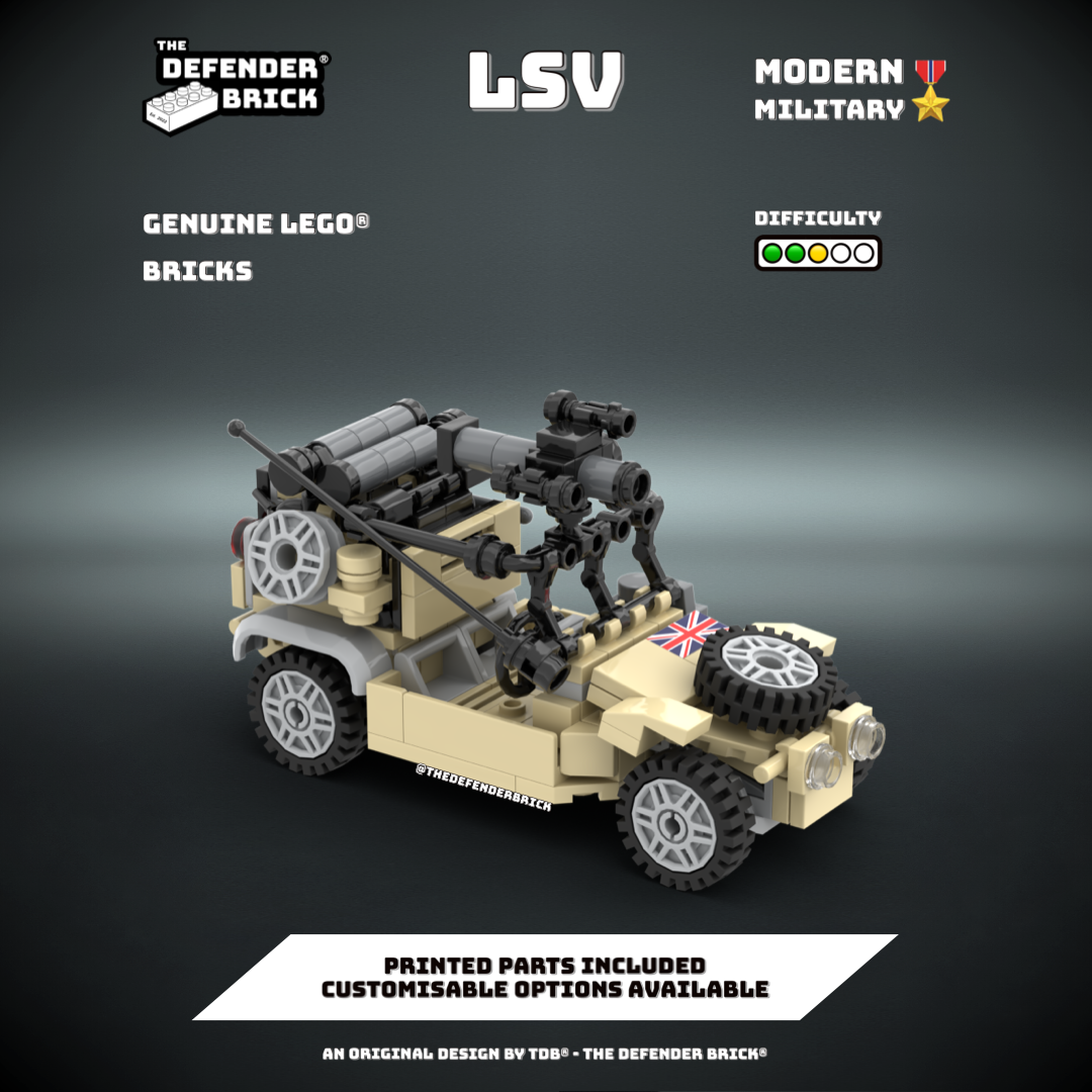 TDB® Desert LSV - Light Strike Vehicle – The Defender Brick®